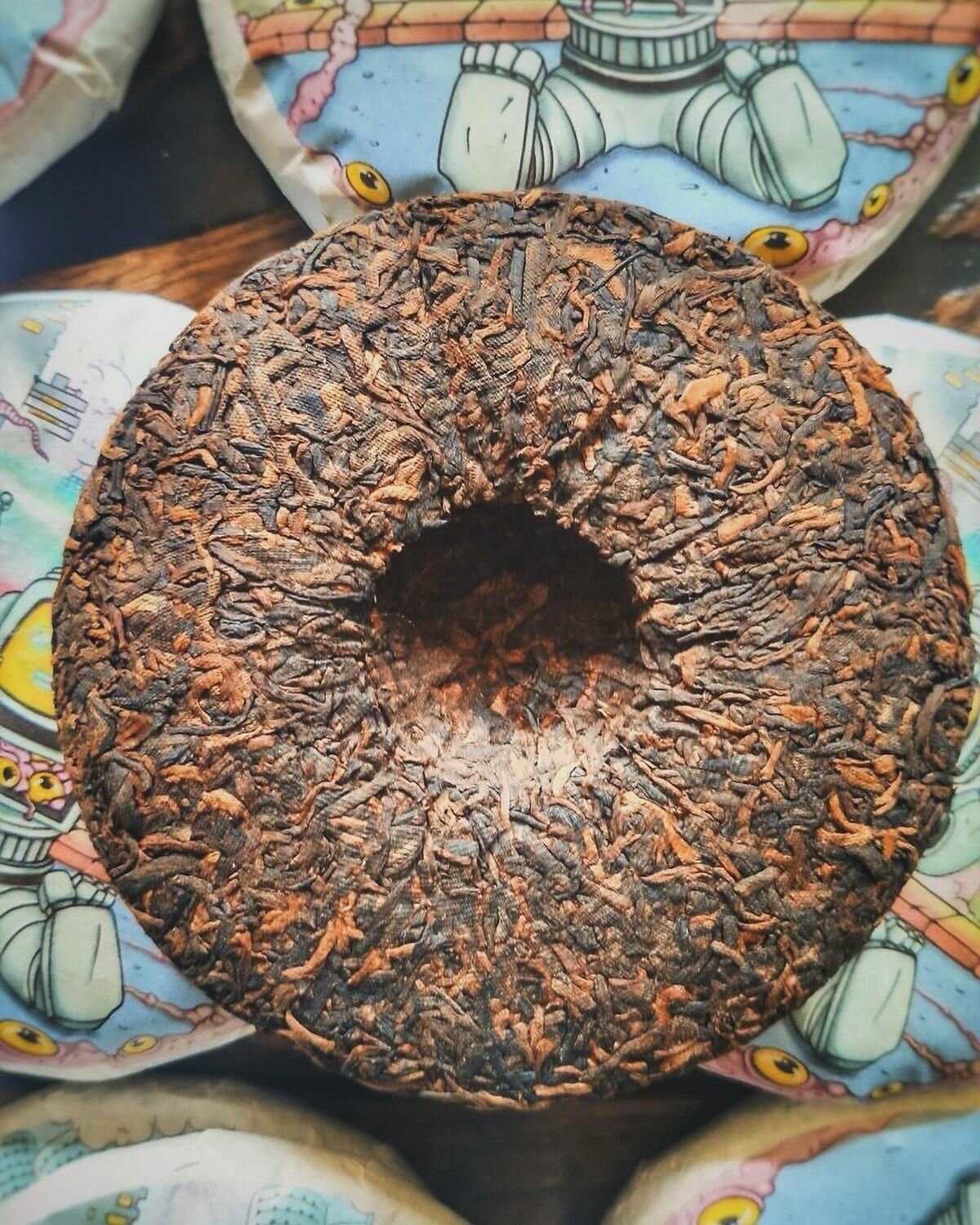 Чайный набор из пробников шу пуэр блинов 9 шт.