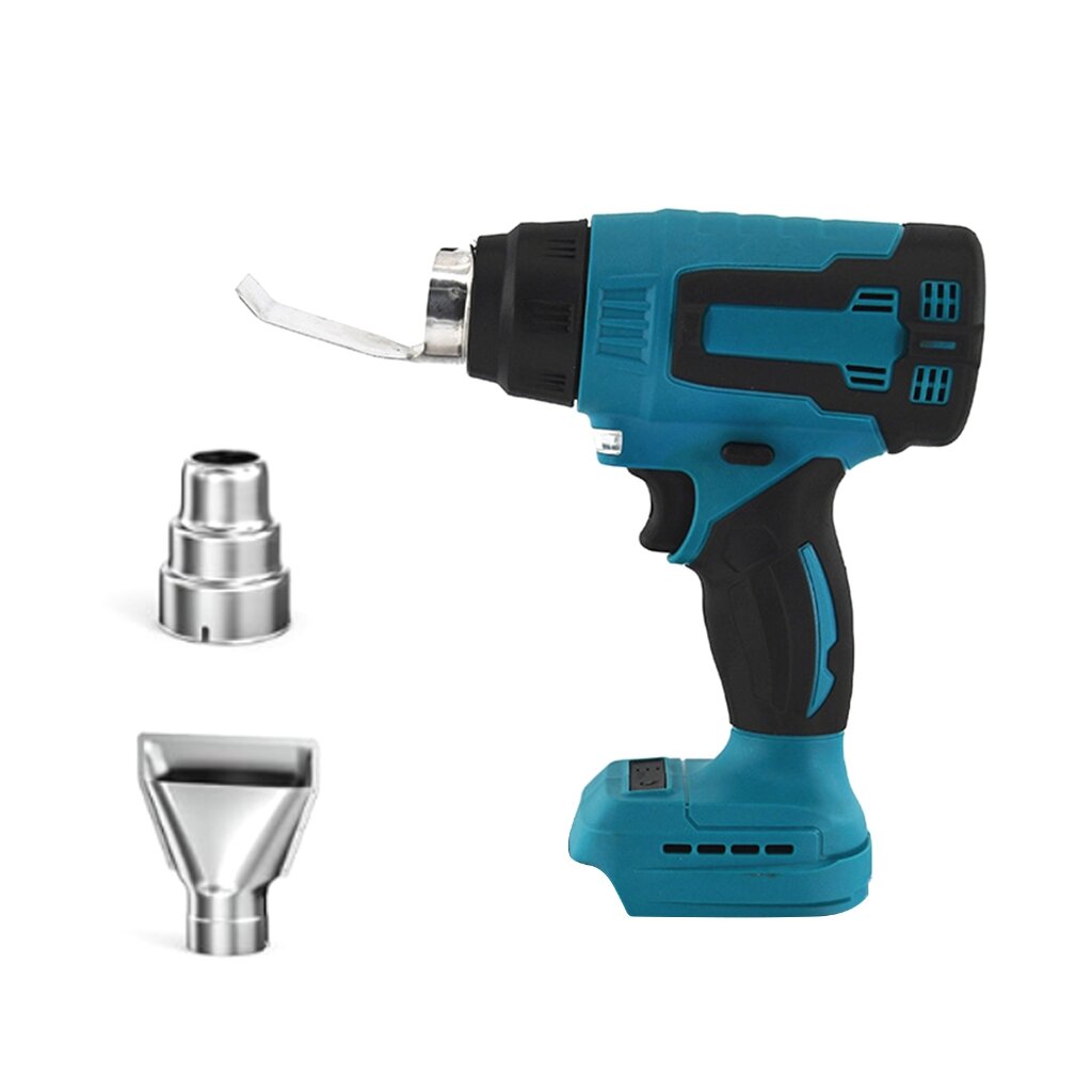 Беспроводной Тепловой инструмент Для сварки горячим воздухом, совместимый с батареей 18 В, включает в себя 3 насадки и гибочные трубы