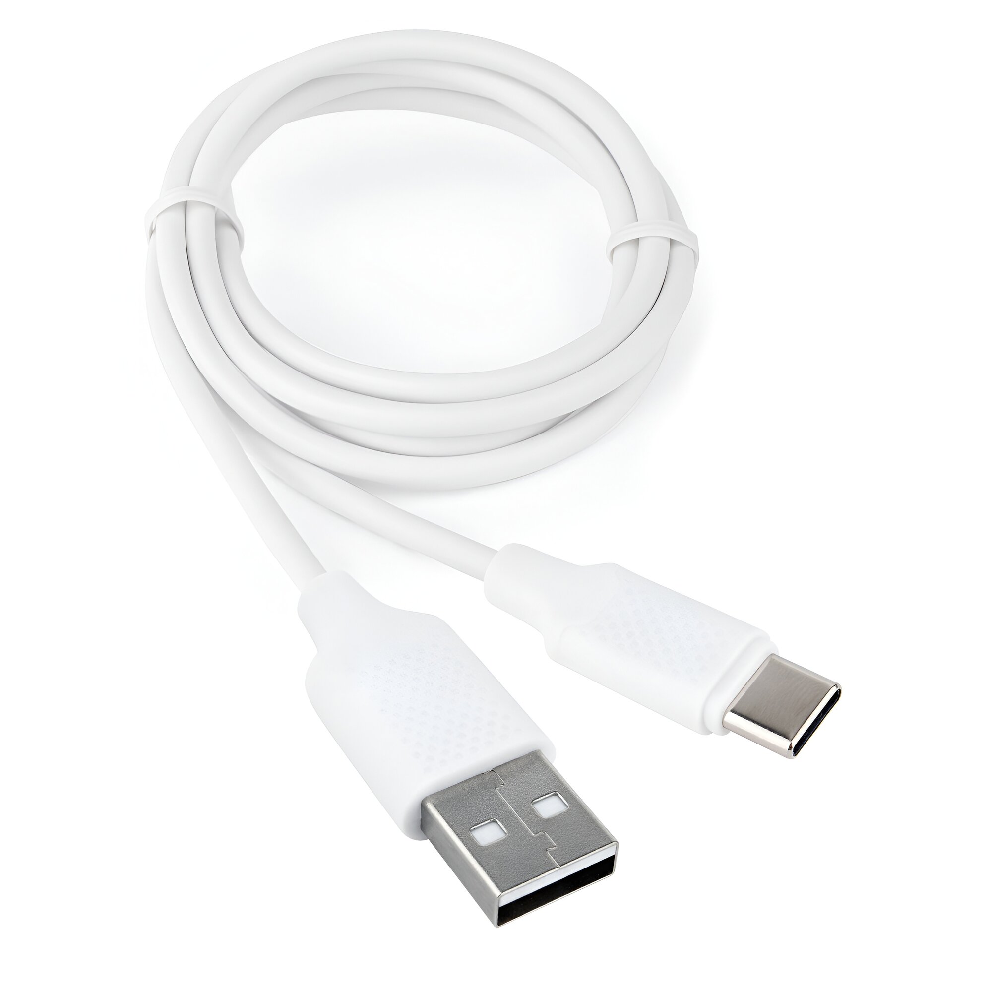 Кабель USB 2.0 Cablexpert белый AM/Type-C QC3.0 Mobile2 длина 1м