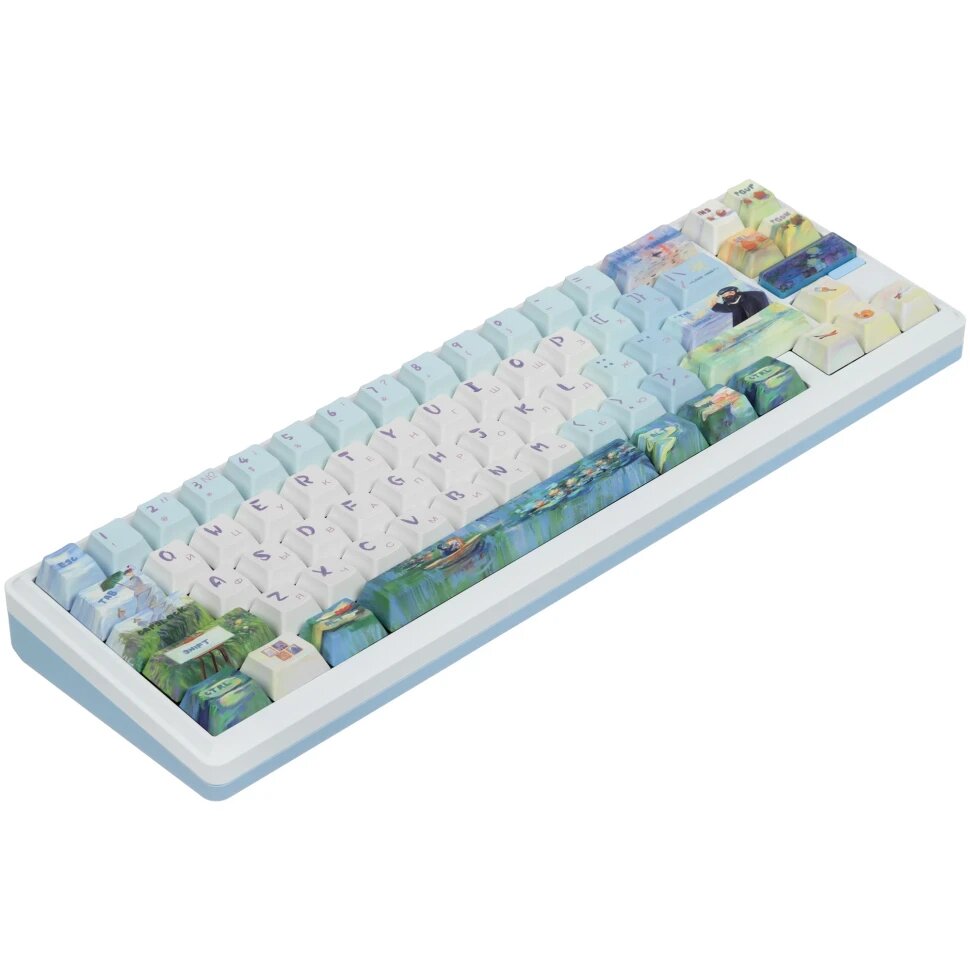 Клавиатура проводная + беспроводная Varmilo VTP68 Monet [A68A100F8A8A06A063/D]