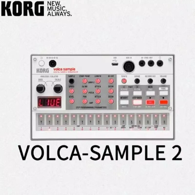 Аналоговый синтезатор сэмплов KORG VOLCA-SAMPLE2