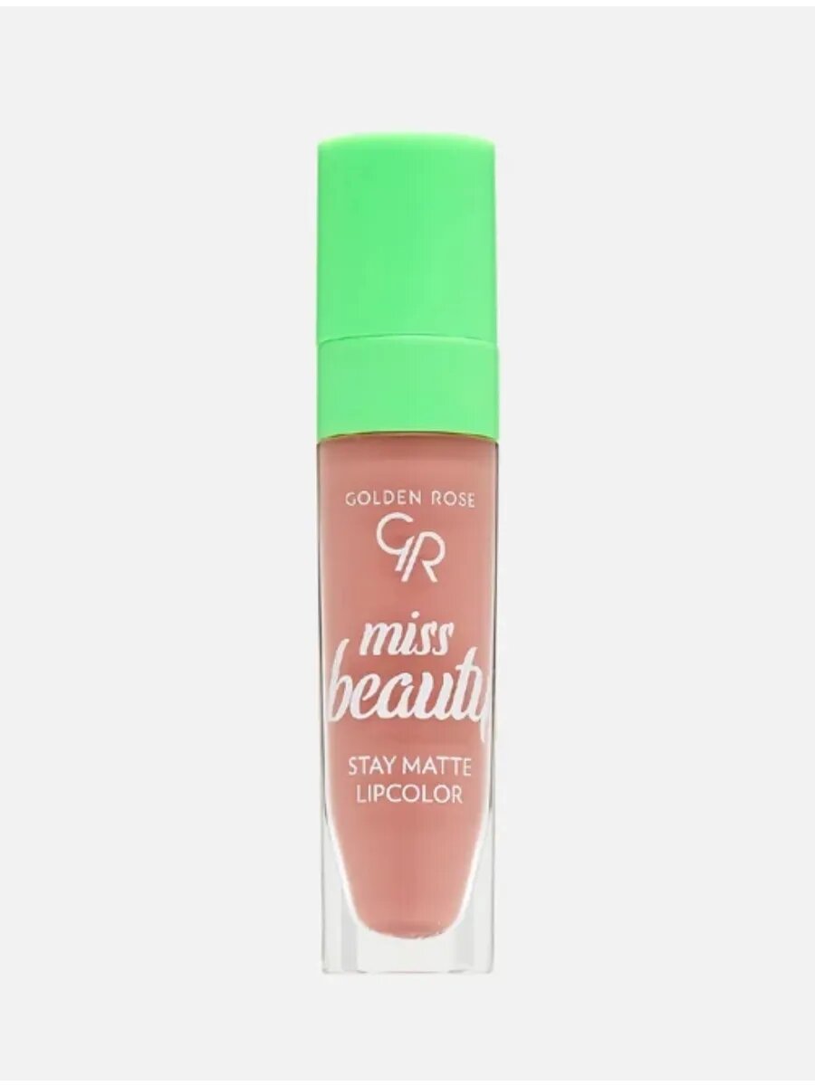 Помада для губ GOLDEN ROSE miss beauty stay matte lip color 02