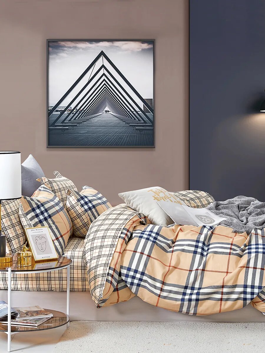 Постельное белье 2 спальное хлопок наволочки 70х70 Twill