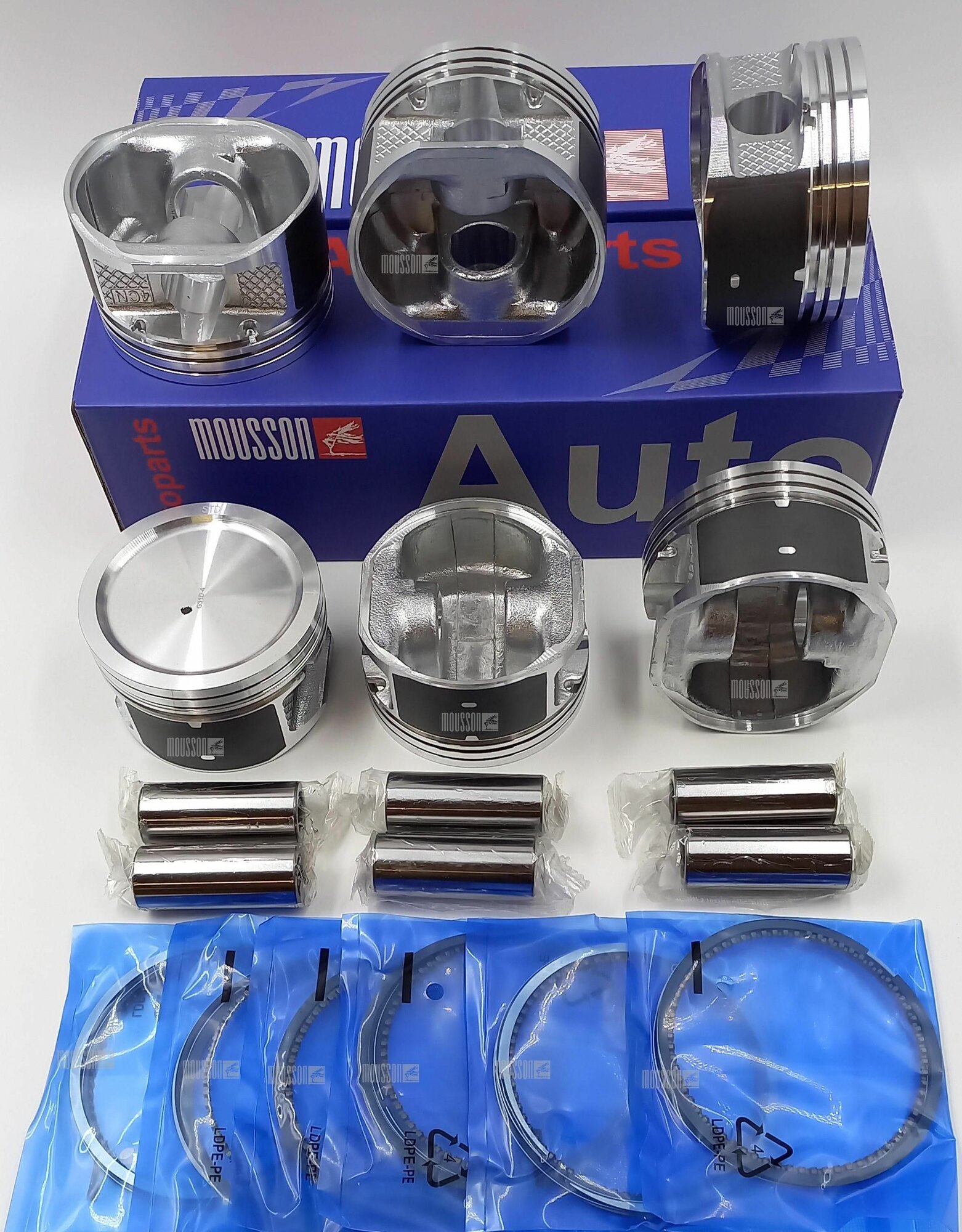 Поршень кольца комплект GM 2,8L LB8 d89 (Camaro) на 1 цилиндр