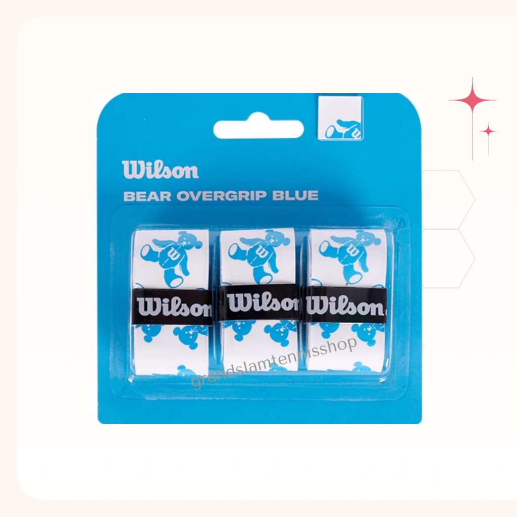 Намотка Wilson Bear Overgrip синий 3шт