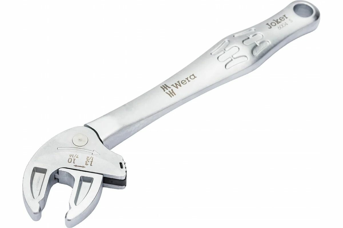 6004 Joker S Ключ гаечный рожковый с самонастройкой, 10-13 x 154 мм WERA WE-020100
