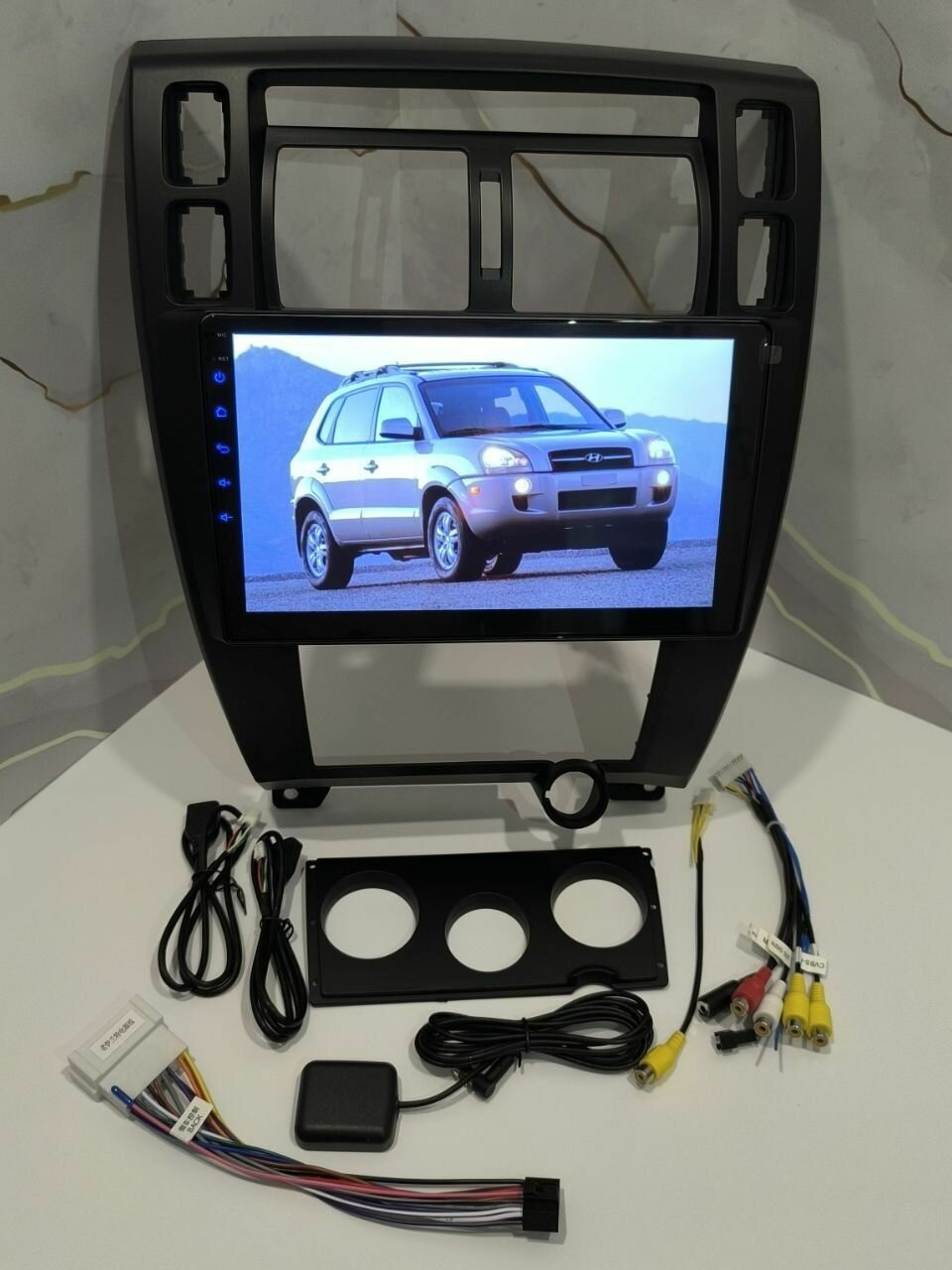 Магнитола Android штатная Hyundai Tucson 2004-2009 9" IPS 1280*720 2/32GB GPS Bluetooth WiFi CarPlay Android Auto