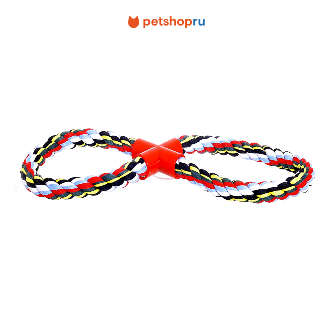 Papillon Игрушка для собак "2 кольца из каната", хлопок