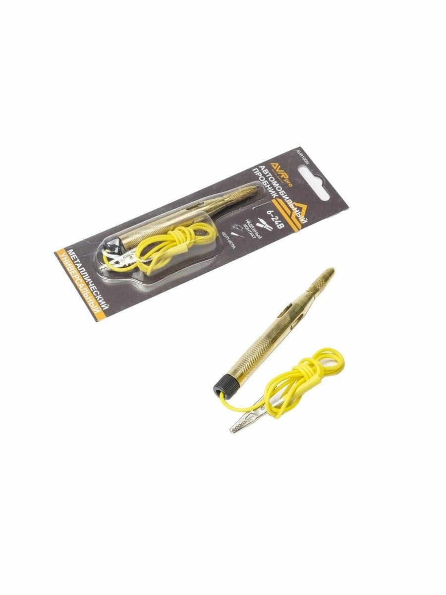 Индикатор напряжения автомобильный "игла" 110 мм 6-24В "AVRpro"