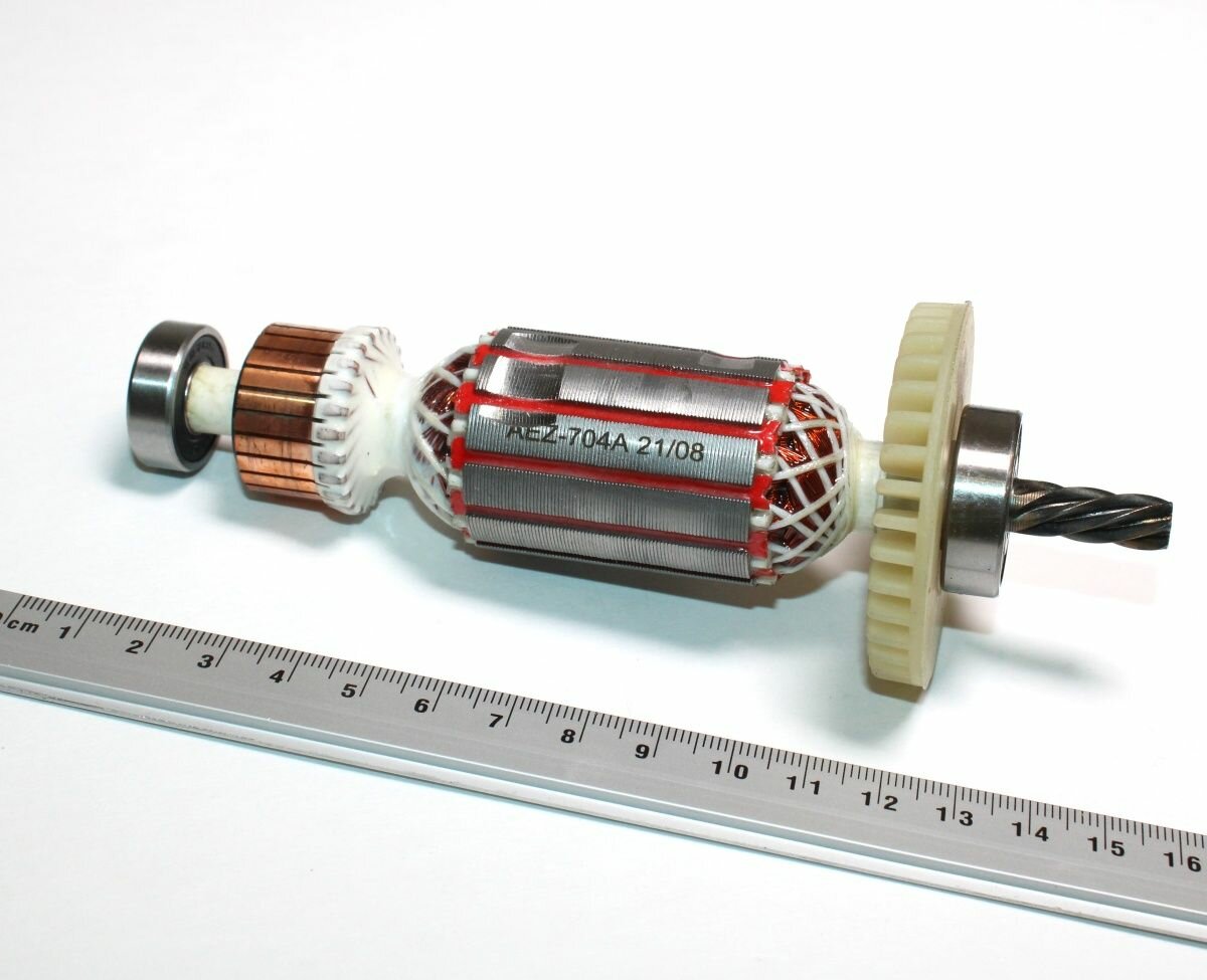 Якорь Ритм дрель МЭС-600 (оригинал с подшипниками)
