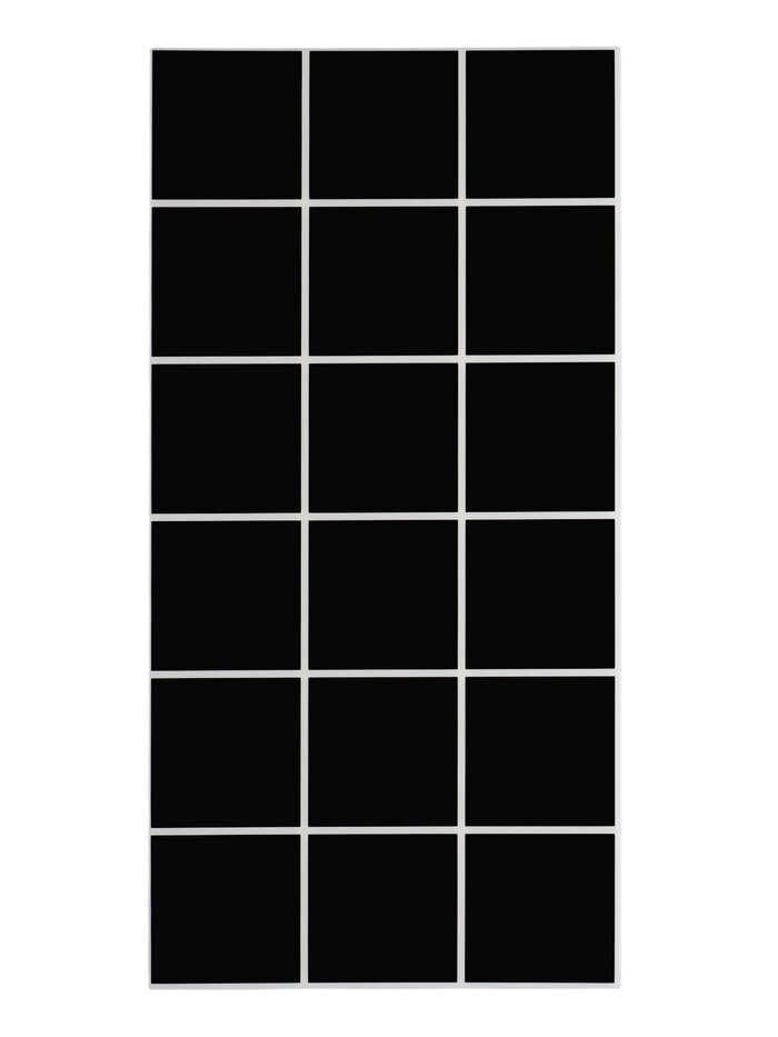 Стеновая панель самоклеящаяся TAKE IT EASY «Квадрат», 300×600 мм, цвет чёрный, 10 шт.