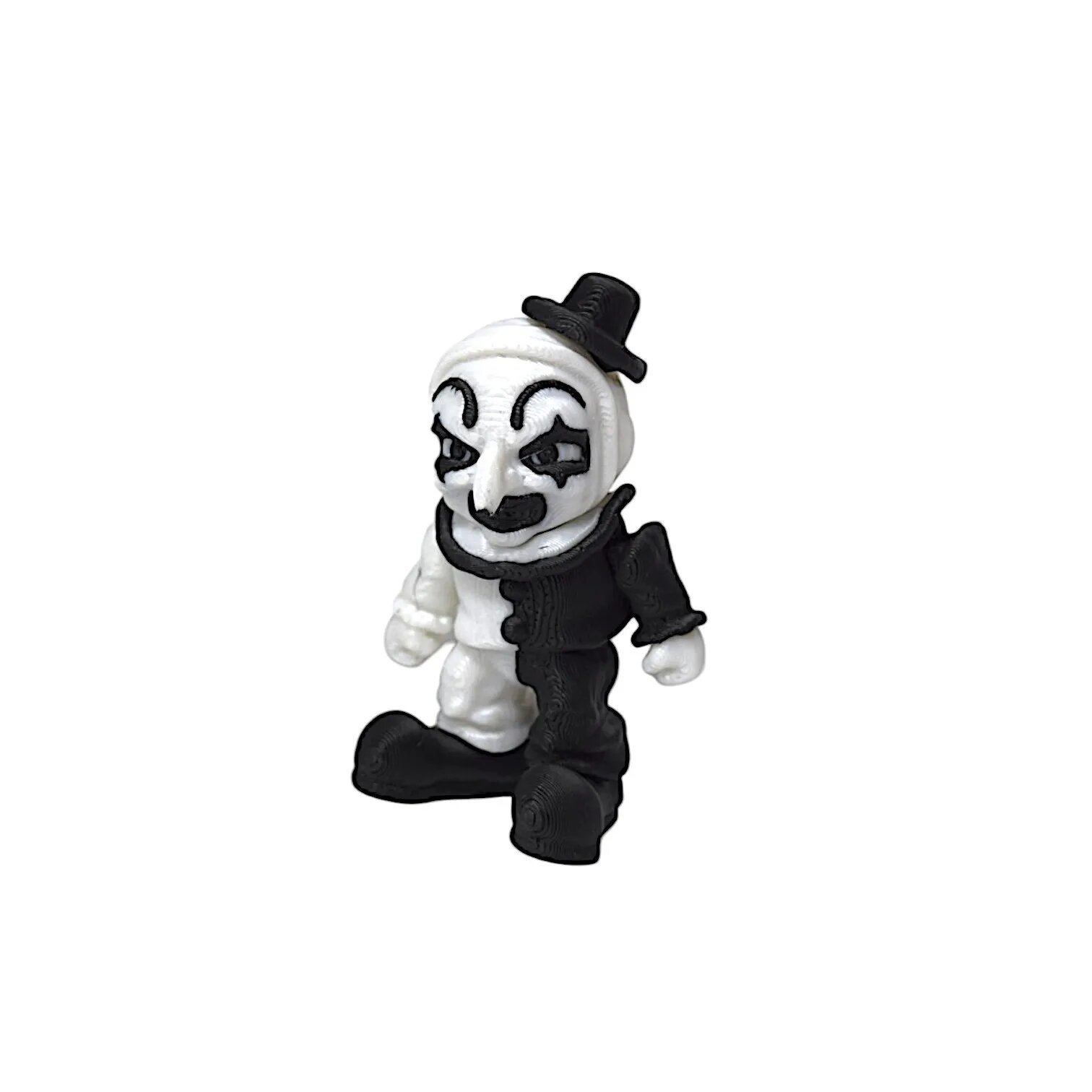 Пластиковая статуэтка клоуна ручной работы