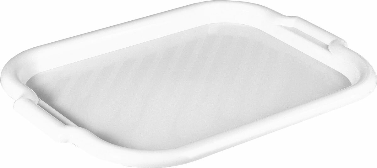 Поднос М 1111 Белый универсальный большой 33х49 см