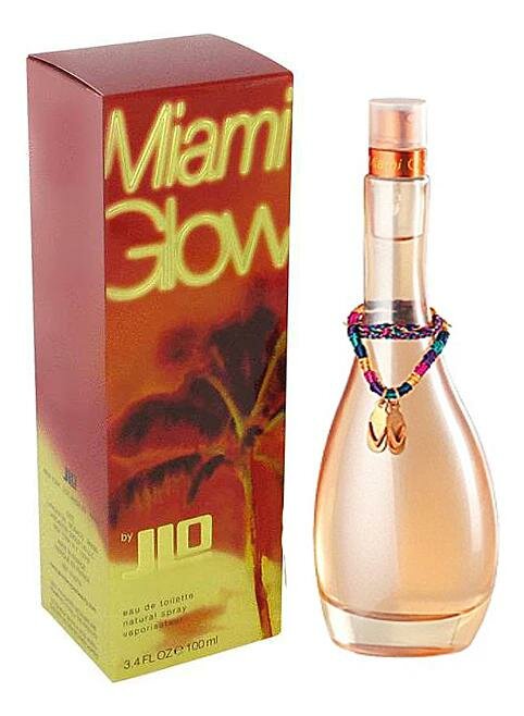 Jennifer Lopez Miami Glow туалетная вода 100мл уценка, ваниль, мускус, женский