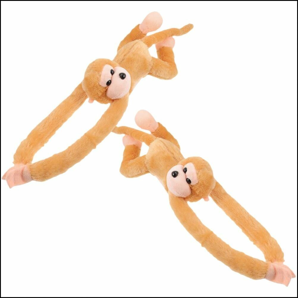Обезьяна Из Плюша, Декоративная Подвеска Для Штор, 2шт