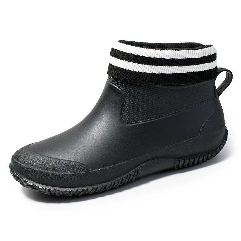 Немецкие нескользящие резиновые сапоги, мужские короткие водонепроницаемые ботинки, женские низкие резиновые сапоги, резиновые туфли для кухни, бахилы для автомойки, рыбалки, обувь для парыРазмер обуви. EU:41