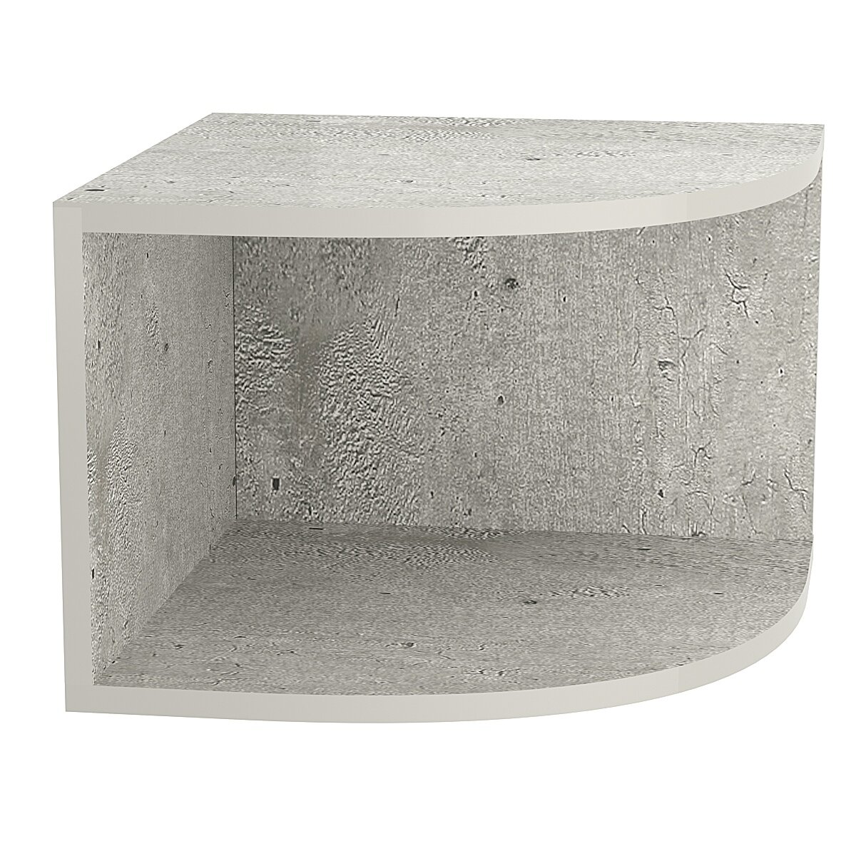 Антресоль Эконом №6а-400 угловая, Метрополитан Грей. Производство товара - компания ТОБ.