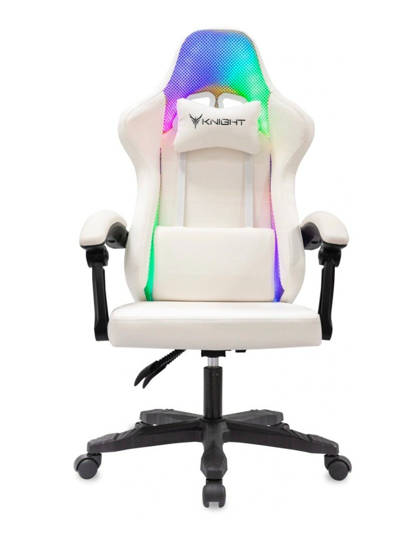 Кресло Knight Wolf RGB белый (KNIGHT WOLF RGB WH)