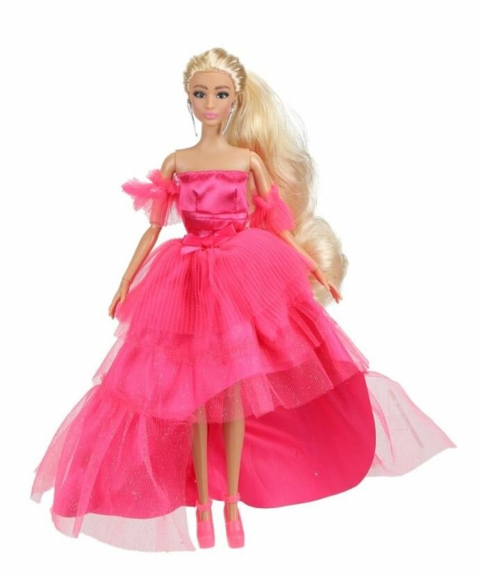 Кукла София Glam Collection 29 см, одета в роскошное розовое платье из пышных оборок.