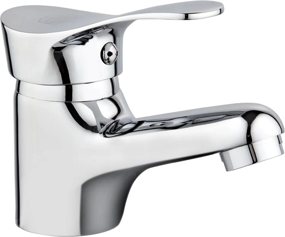 Смеситель для раковины РМС SL86 001 хром, глянцевый, кран для ванной в раковину, рычажный, с керамическим картриджем