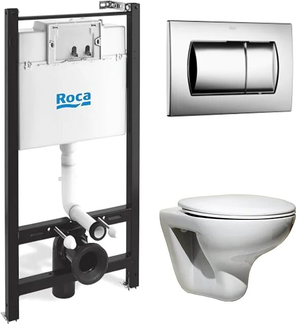 Комплект 4 в 1 Roca Mateo 893100010 (инсталляция с унитазом комплект)