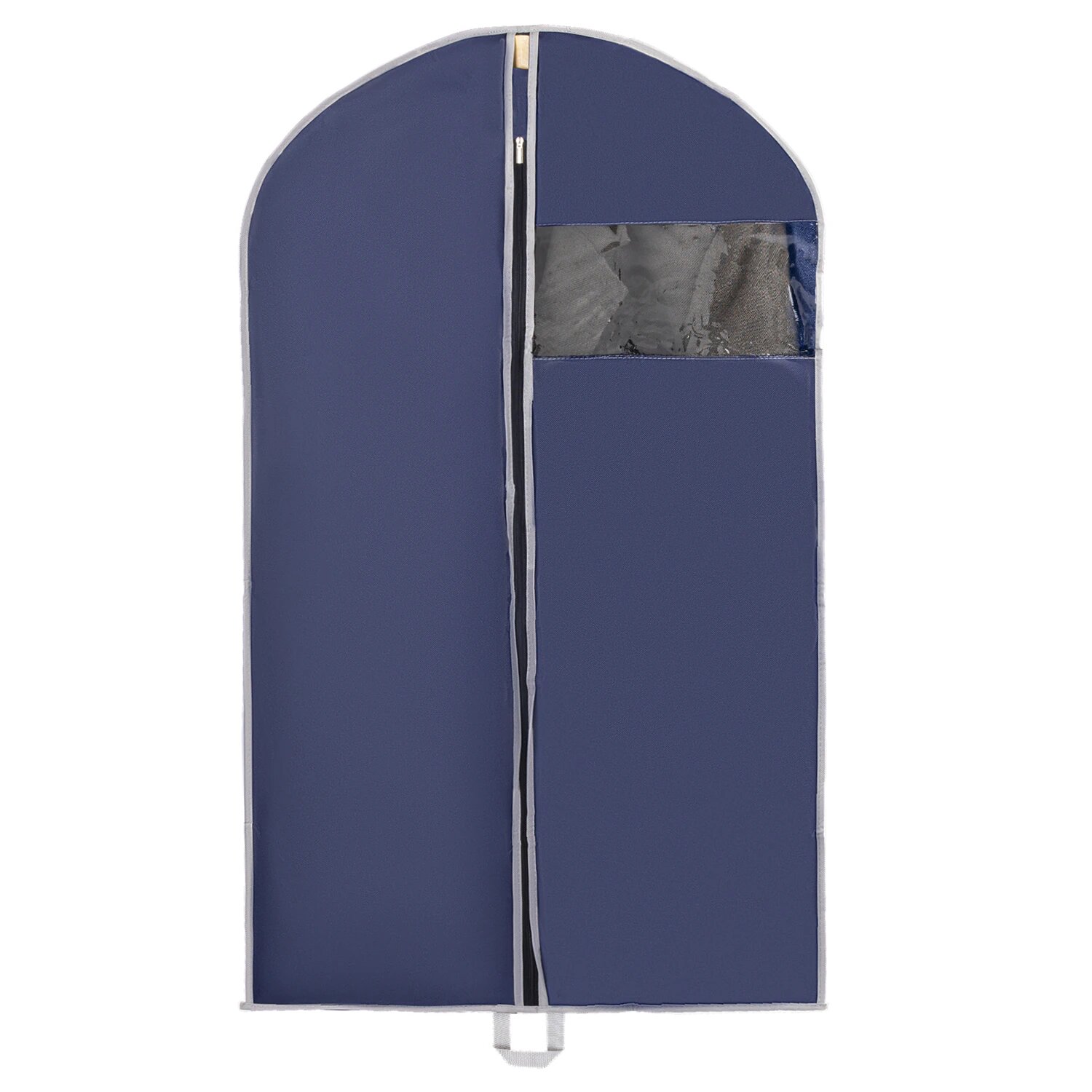 Чехол для одежды на молнии с ручками дорожный 60х100 см, синий, SHAMAANI (шамаани), 609602 (цена только за 1 шт.)