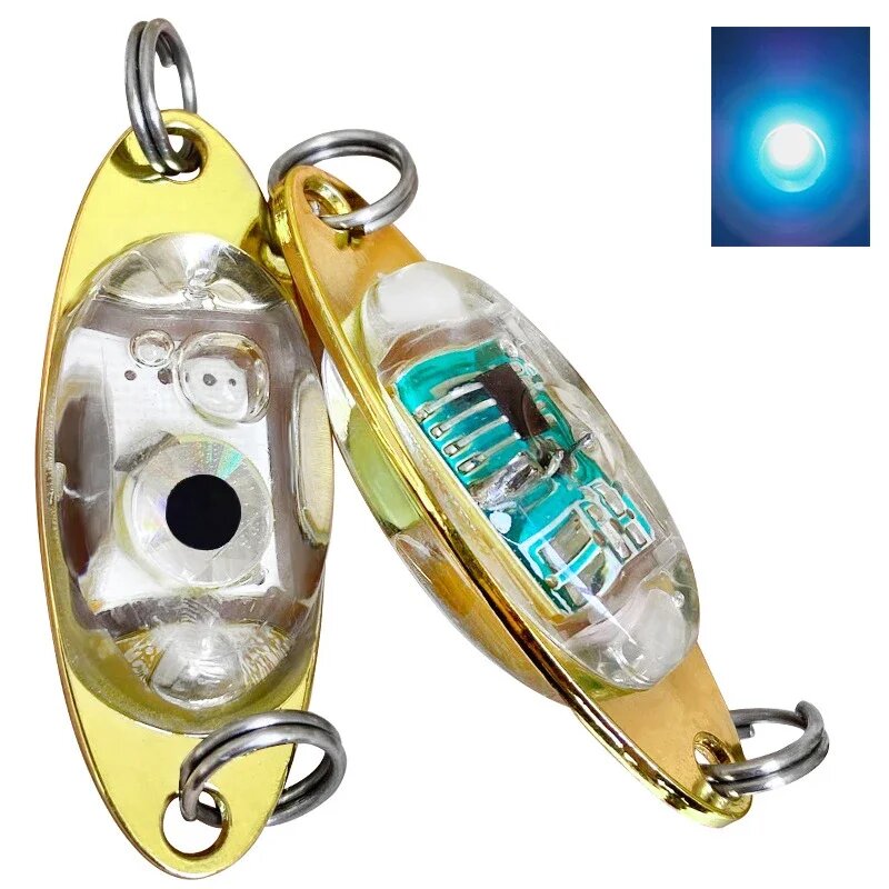 Подводный светодиодный светильник для рыбалки 1 PC BLUE FLASHING
