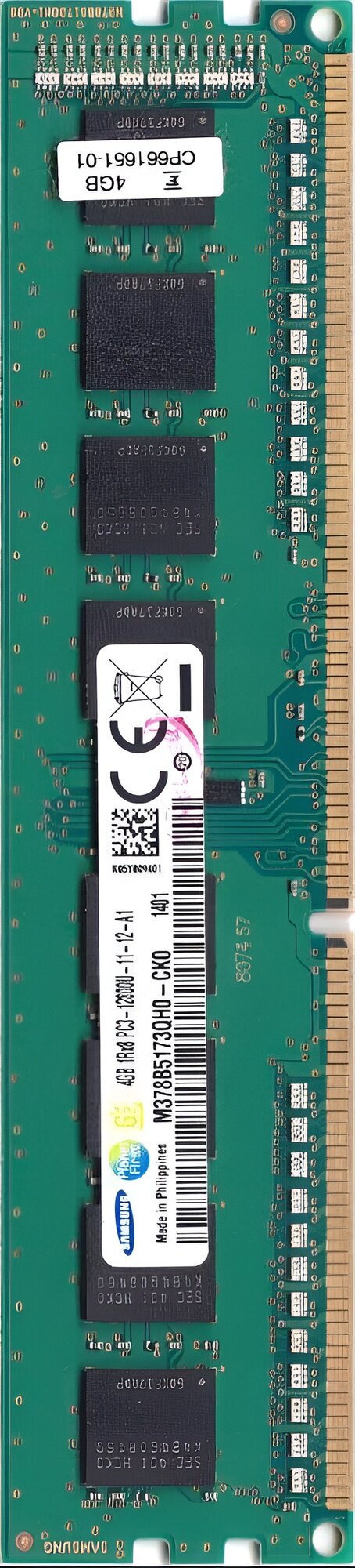 Модуль памяти DIMM DDR3L 4Gb, 1600Mhz, Samsung (M378B5173EB0-YK0)