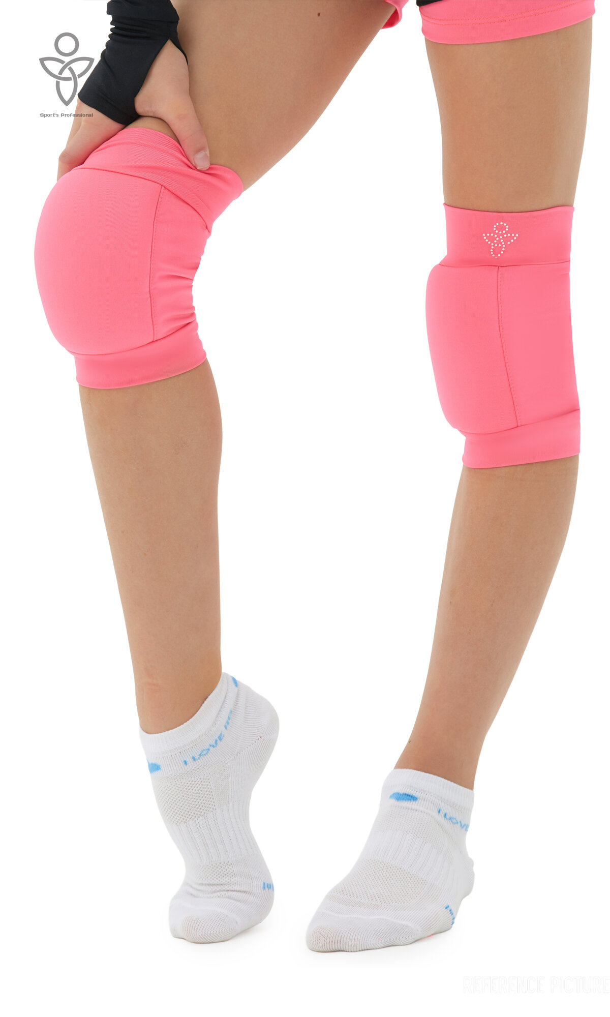 Наколенники Sport's Professional для художественной гимнастики, розовый (4)