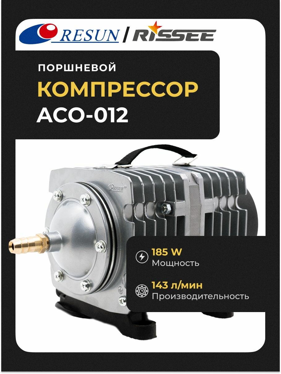 Воздушный компрессор RESUN ACO-012, 143 л./мин.