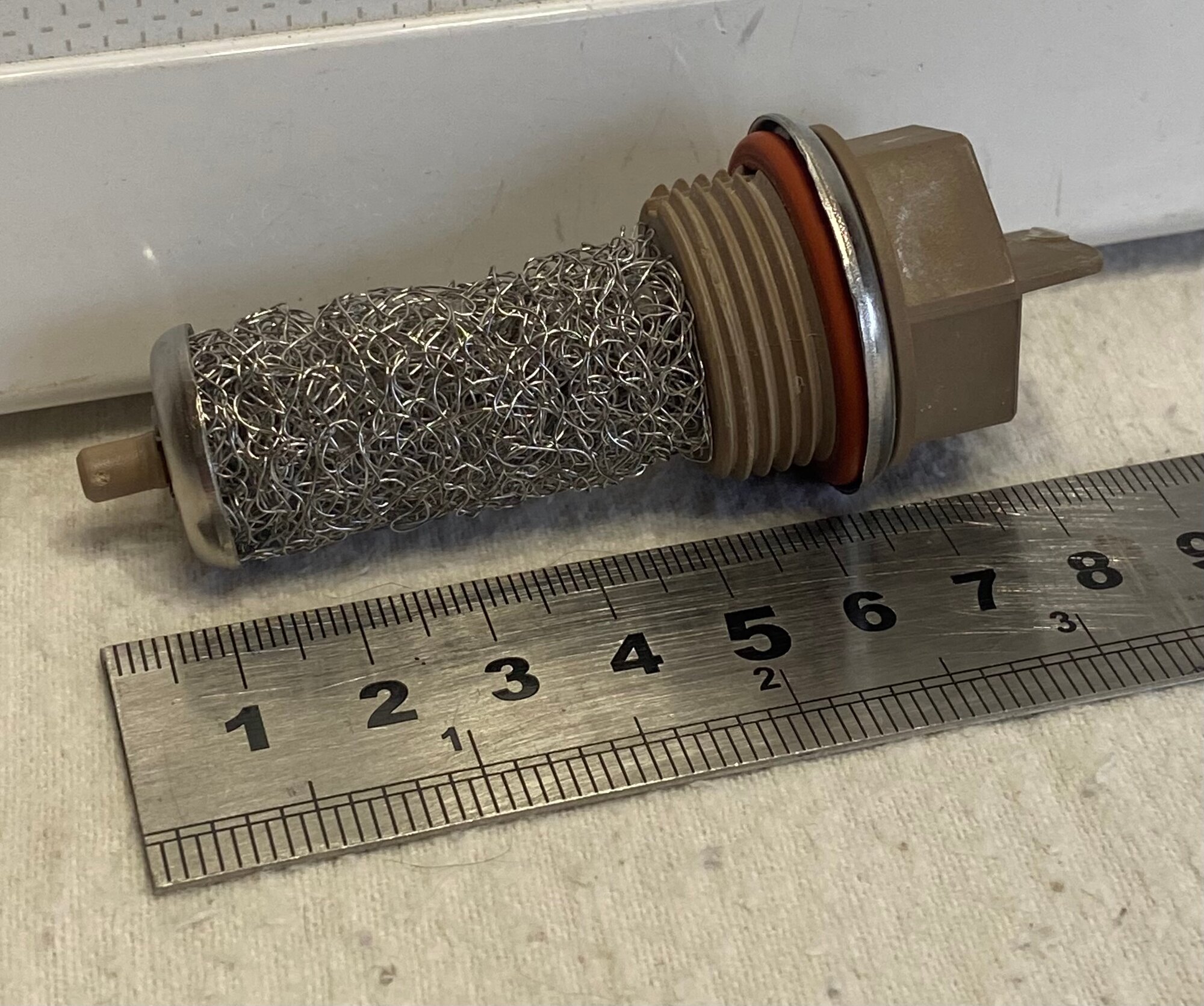 Крышка предохранительного клапана/ фильтр для парогенератора Bosch (Бош), Siemens (Сименс) с силиконовым кольцом