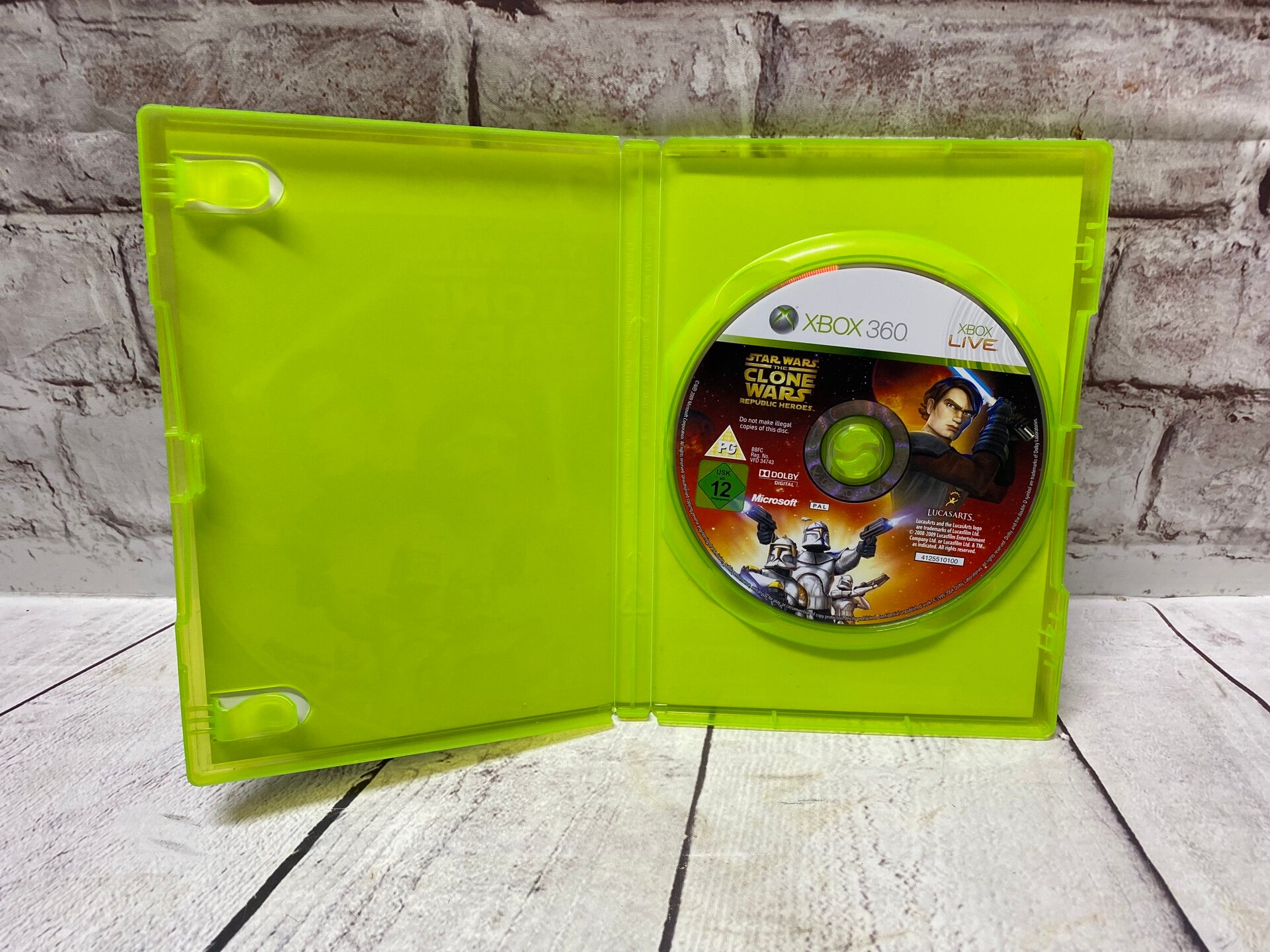 Диск X-Box 360 Star Wars The Clone Wars — фото 1