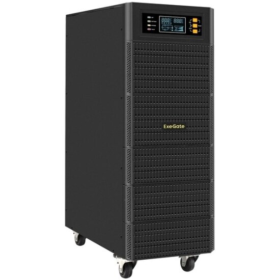 Источники бесперебойного питания Exegate On-line PowerExpert TL-575-10kVA.240V. LCD. AVR. T. USB. RS232. SNMP 10000VA/10000W
