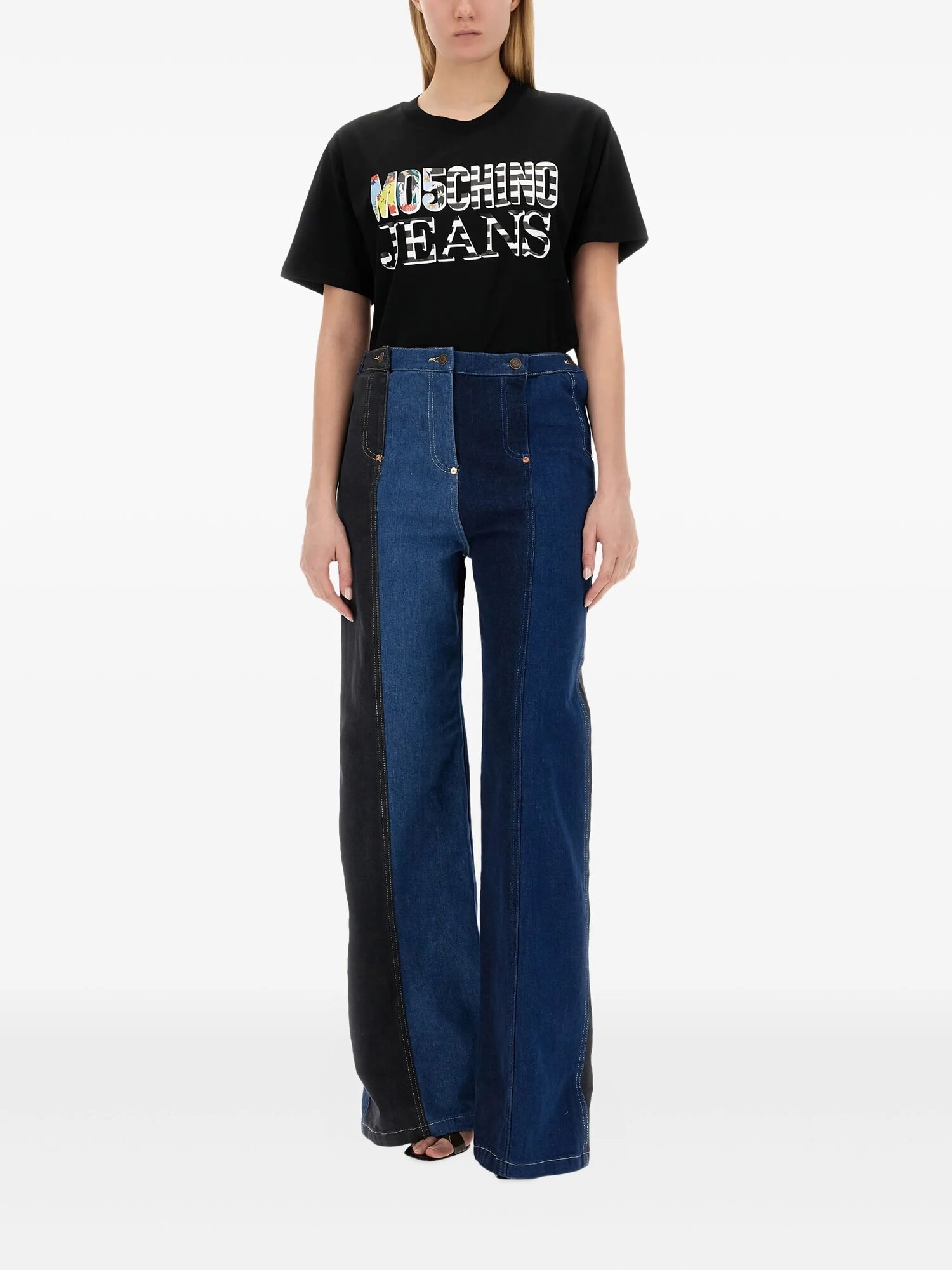 Футболка MOSCHINO JEANS, размер 42 — фото 1