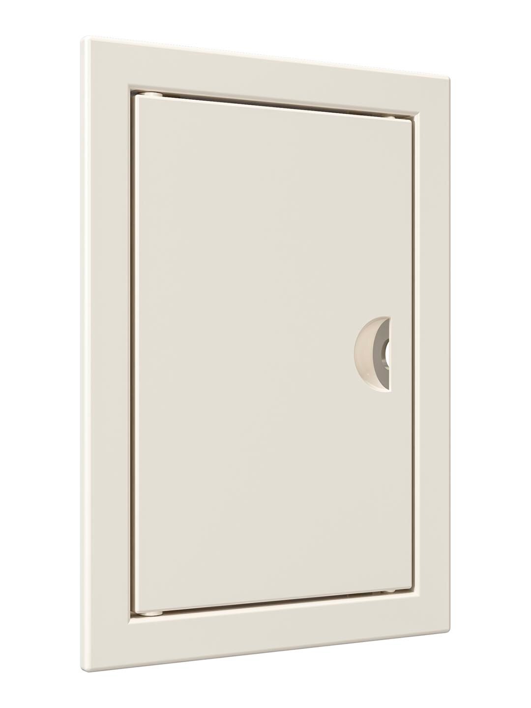 Л1015Р Ivory, Люк- дверца ревизионная 122х172 с фланцем 98х148 с ручкой АБС