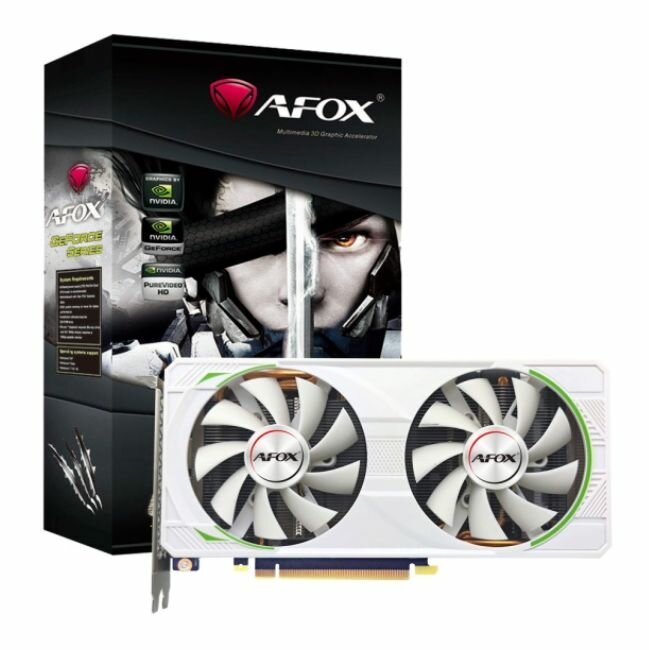 Видеокарта AFOX GeForce RTX 3070 8G (AF3070-8192D6H4) - PCI-E 4.0 x16, 8 ГБ, GDDR6, 256 бит, DisplayPort, HDMI, GPU 1500 МГц
