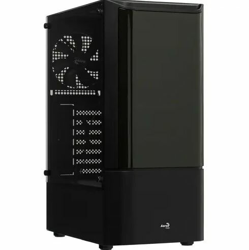 Компьютерный корпус AeroCool Quantum-G-BK-v1 (4710562758504) черный - Mid Tower, Micro ATX, Mini ITX, Stаndard ATХ, USB 2.0 Tуpe A, USB 3.2 Gen1 Tуpe A