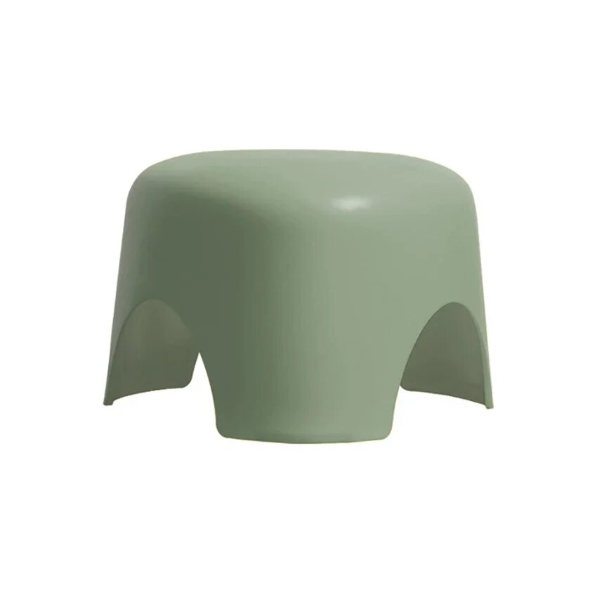 Утолщенный пластиковый табурет для взрослых и детей, маленький табурет-ступенька, нескользящая скамейка для гостиной, ванной комнаты, пеленальная обувь, обеденные стулья, green