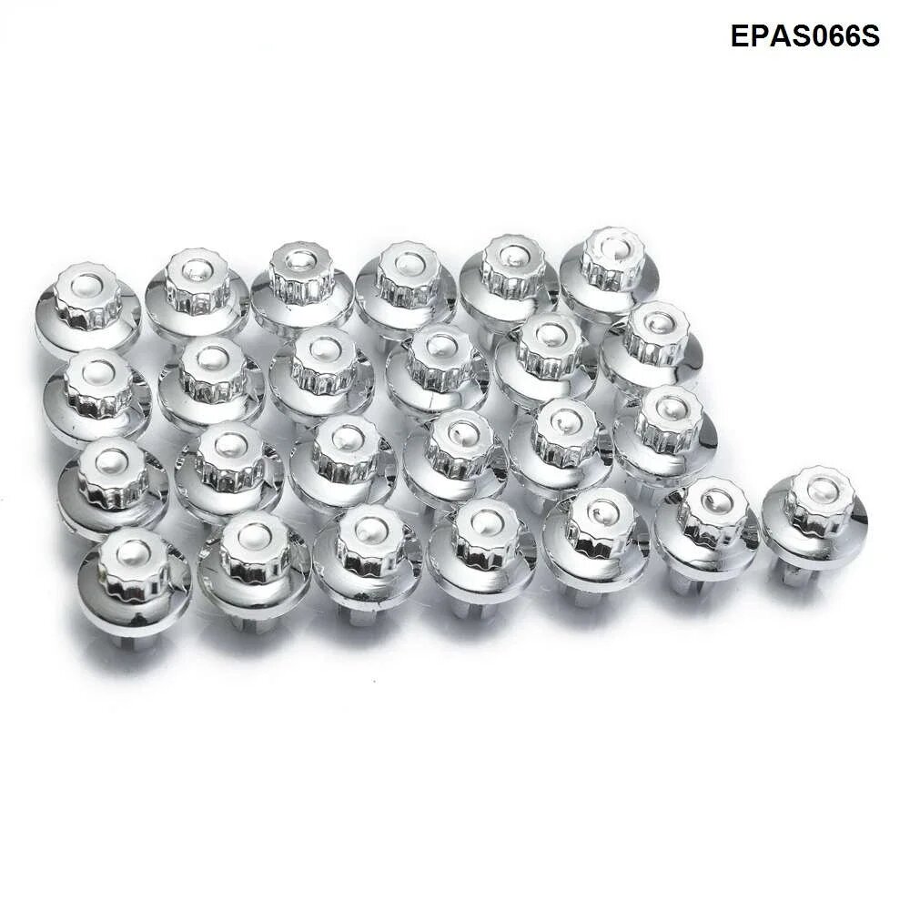 EPMAN-25 шт./лот, пластиковые колеса, заклепки, подходят для колесных дисков серии AH DS, колпачок, винт, болт, шины EPAS066G, Серебристый