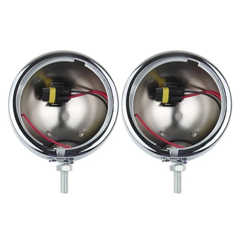 4-1/2 "4,5 дюймов светодиодная фара ближнего света Противотуманные фары вспомогательная лампа мотоцикл проектор фары, Chrome 4.5 inch