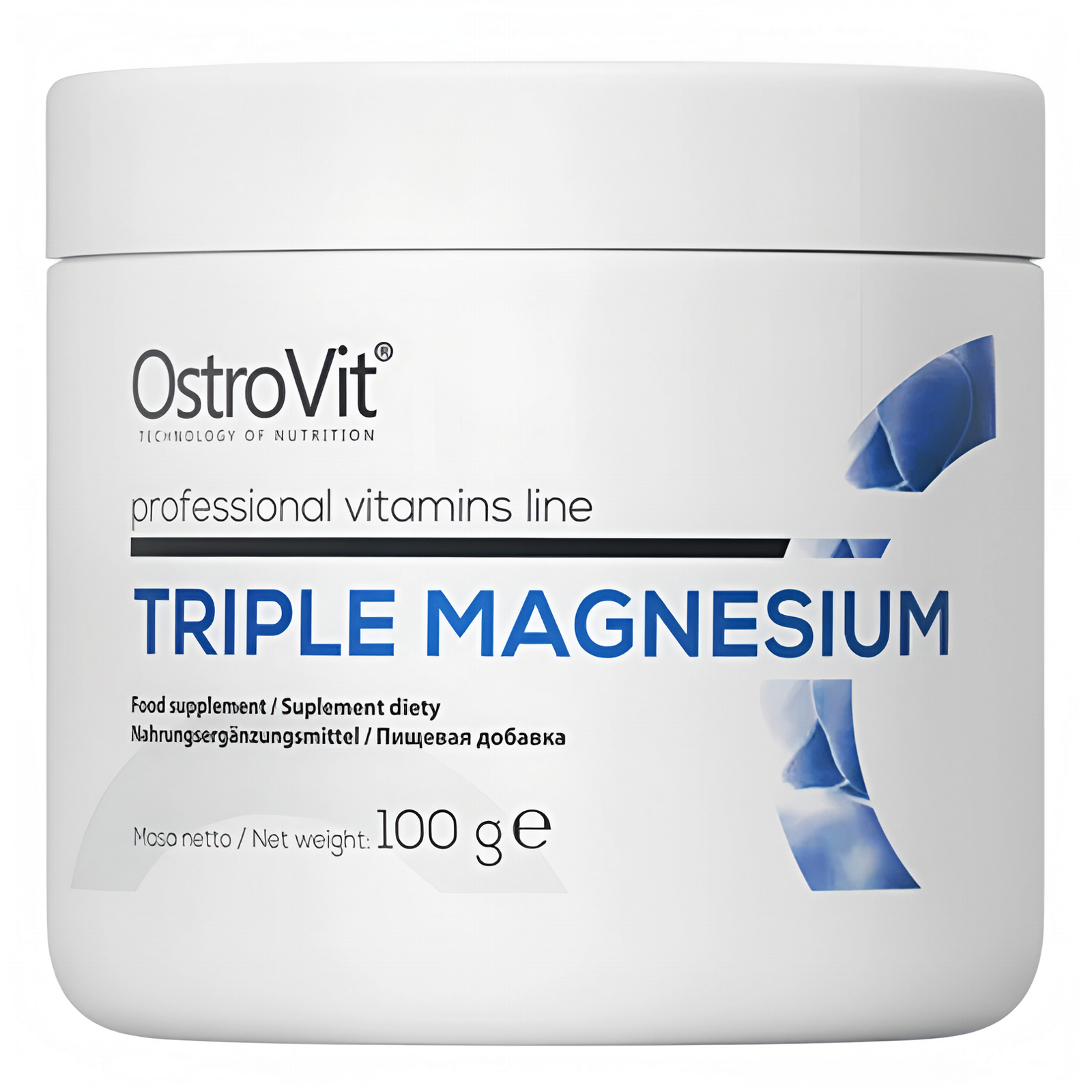 Ostrovit "Triple Magnesium", пищевой продукт, минералы, порошок, 100гр