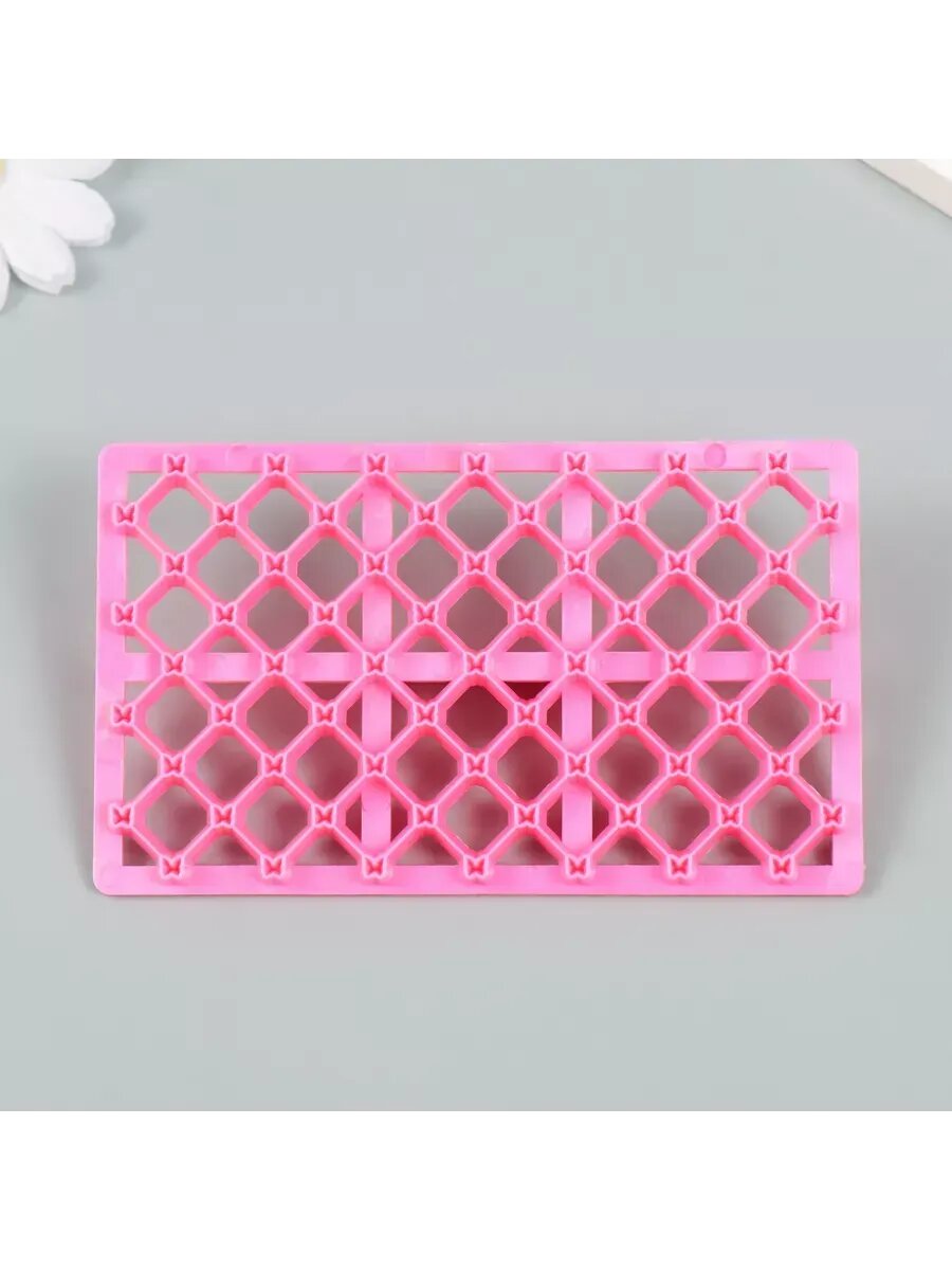 Штамп Ромб с бабочками