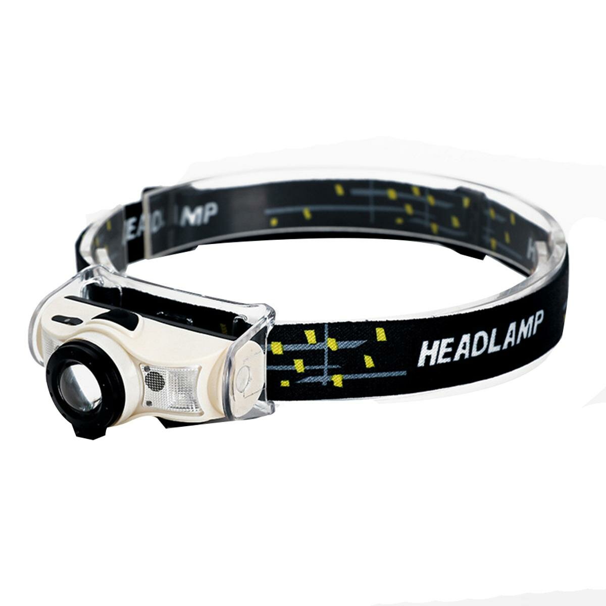 Водонепроницаемый датчик фары новый USB зарядка сильный свет светодиодный датчик бега телескопический зум флип умный фар