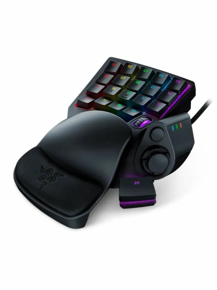 Игровая клавиатура проводная Tartarus Pro, Английская раскладка, черный