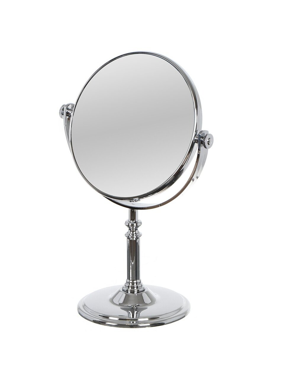 Зеркало настольное, 18.5х27 см, пластик, на ножке, круглое, Y9-026