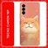 Чехол на Tecno Camon 18P / Техно Камон 18Р с принтом "Довольный рыжий котик"