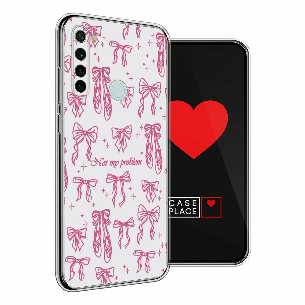 Чехол на Xiaomi Redmi Note 8T / Сяоми Редми Нот 8Т с принтом "Not my problem 1" — фото 1