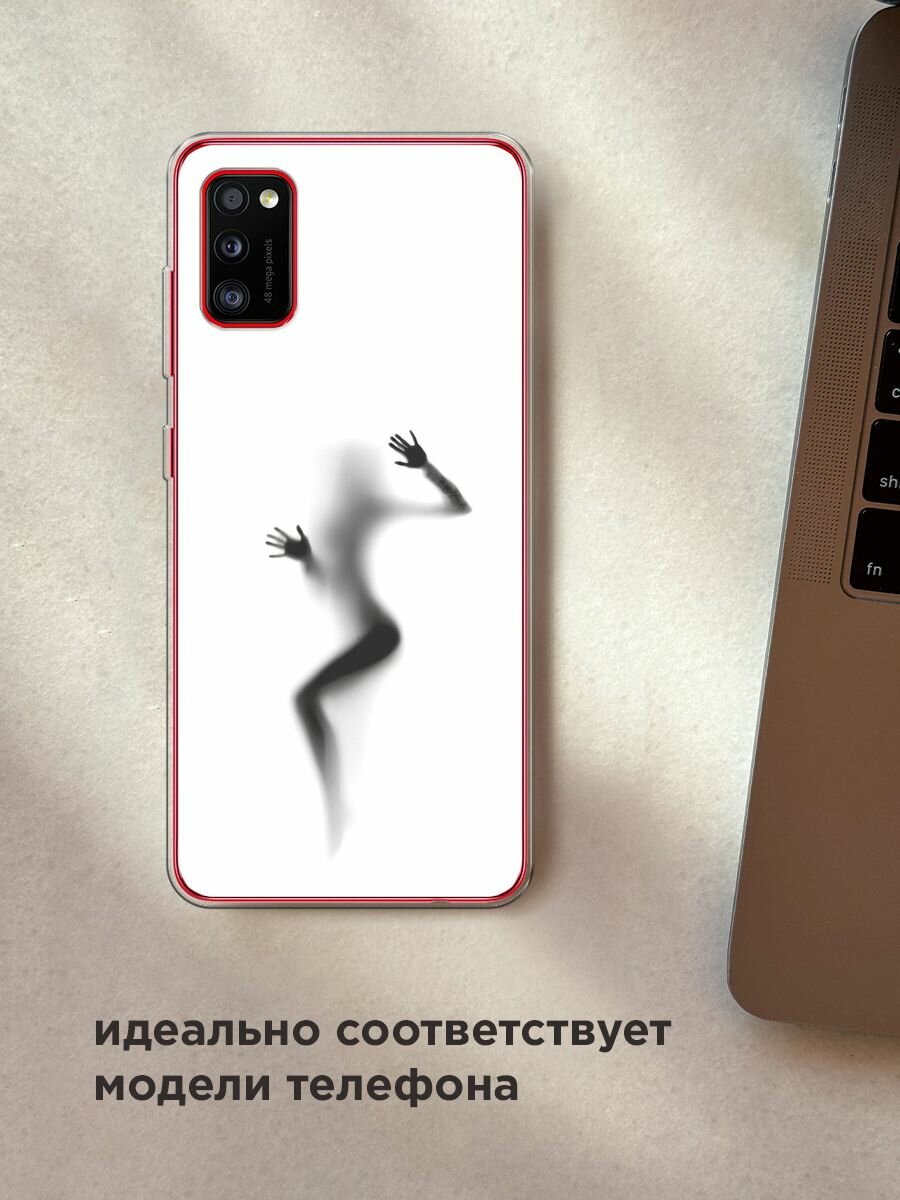 Чехол на Samsung Galaxy A41 / Самсунг Галакси А41 с принтом "Девушка в душе" — фото 1