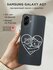 Чехол на Samsung Galaxy A07 / Самсунг А07 с принтом "Влюблённые котики рисунок 2...