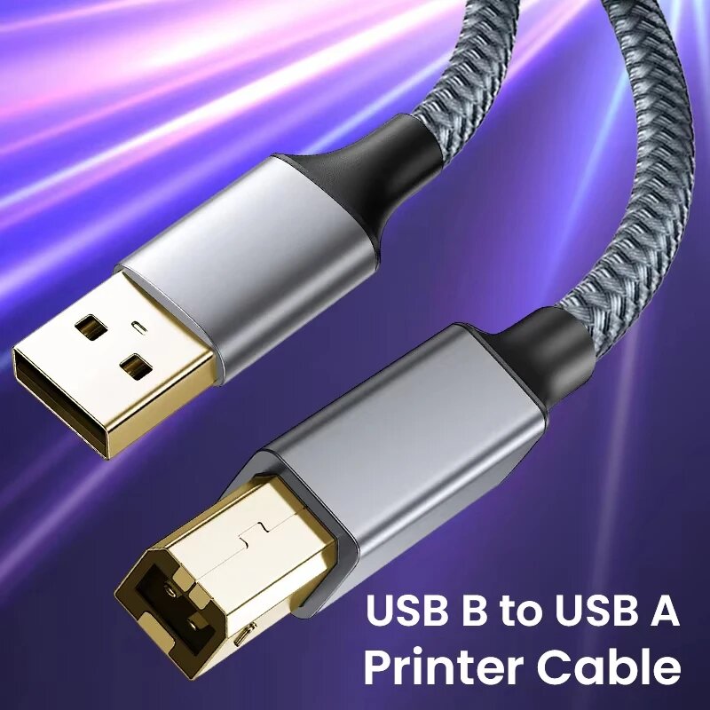 Кабель USB-C - USB 2.0 Type B, 1m, Type C — фото 1